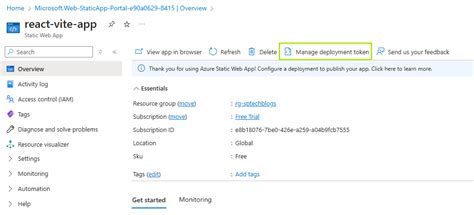 How To Publish Your React App On Azure Static Web App Using Azure Cicd