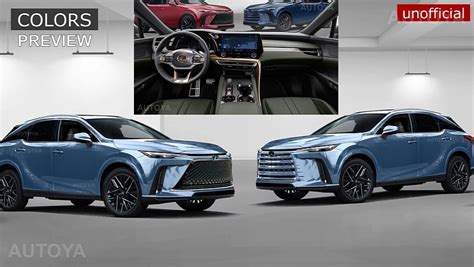 2025 Or 2026 Lexus Rx Gets Virtually Refreshed And Digitally Shown From