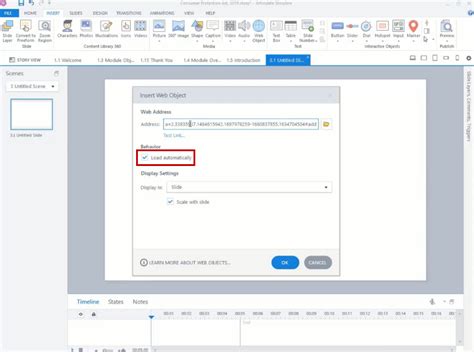 Articulate Storyline How To Add A Web Objects