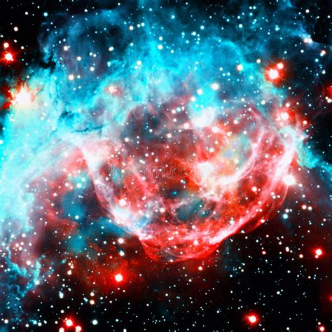 Colorful Spiral Galaxy In Outer Space Elements Of This Image Furnished