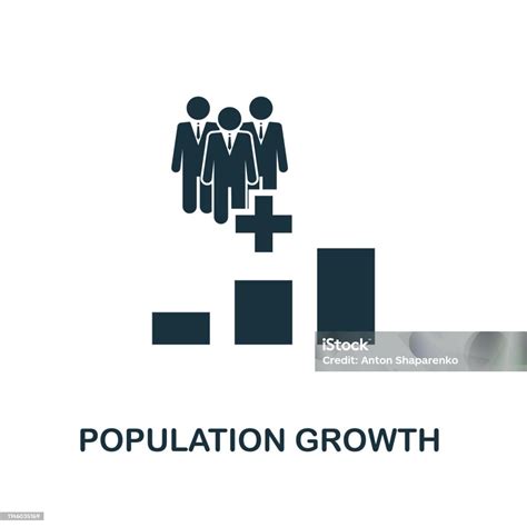 인구 증가 아이콘입니다 아이콘 컬렉션에서 창조적 인 요소 디자인 픽셀 완벽 한 인구 성장 아이콘 웹 디자인에 대 한 애플 리 케이 션 소프트웨어 인쇄 사용 개념에 대한 스톡