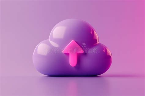Cloud Upload Data Storage Database Cloud Computing Concept Stock