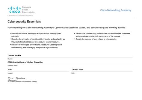 Tushar Shukla On Linkedin Cybersecurity Cisco Networking