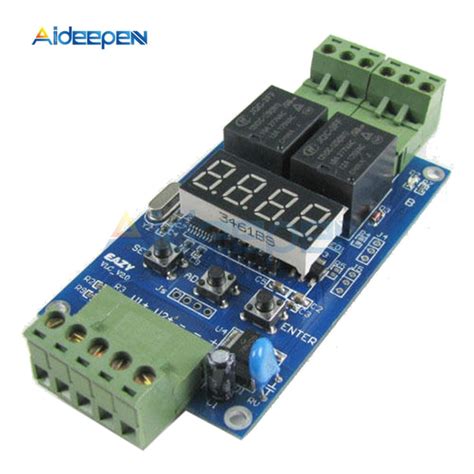 12v Dual Programmable Time Relay Module Relay Plc Board Cycle Delay Ti Aideepen