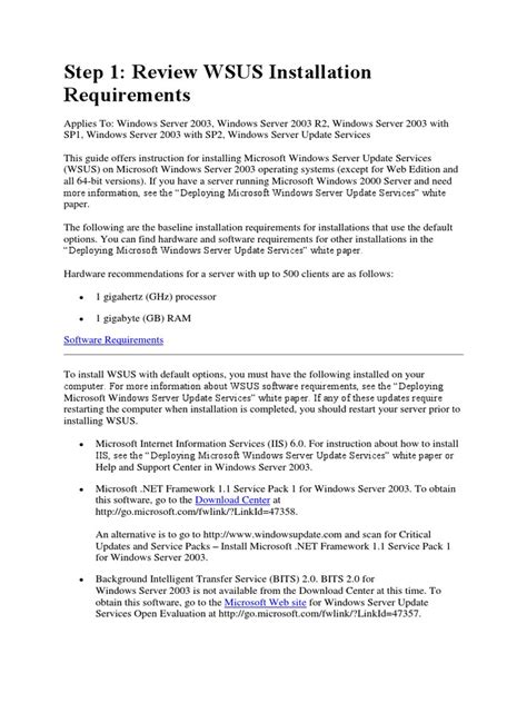 PDF Wsus Configuration And Installation DOKUMEN TIPS