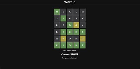 Github Koteskidavor Wordle Clone