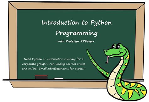 Introduction To Python Programming — Russell Zachary Feeser