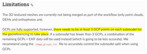 difference between gcp and non gcp processing webodm opendronemap