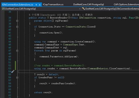 the npgsqldatareader is not closed · issue 712 · dotnetcore cap · github