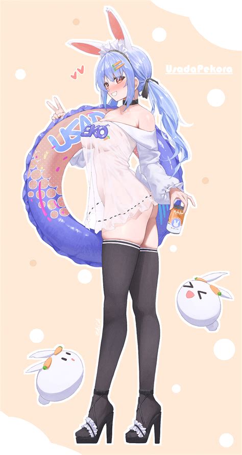 Zetacat Pekomon Usada Pekora Usada Pekora Hololive Absurdres Commentary Highres Girl