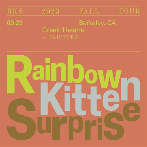 Canceled Rainbow Kitten Surprise Live At The Greek Theatre Berkeley