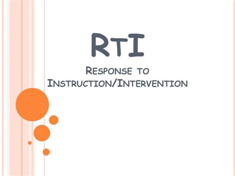 ppt rti response to instruction intervention powerpoint presentation