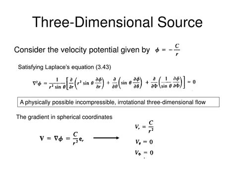 Ppt Three Dimensional Incompressible Flow Powerpoint Presentation