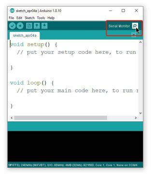 Arduino Basic Tutorial Getting Started With Arduino Serial Monitor