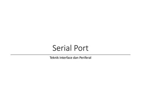 Serialport 200101110208 Autosaved Pptx