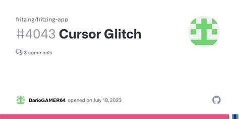 Cursor Glitch · Issue 4043 · Fritzingfritzing App · Github