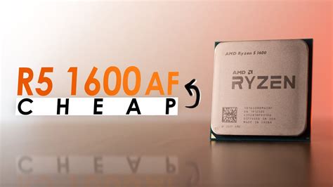 Ryzen 5 1600 AF Review - The Best Price to Performance CPU - YouTube