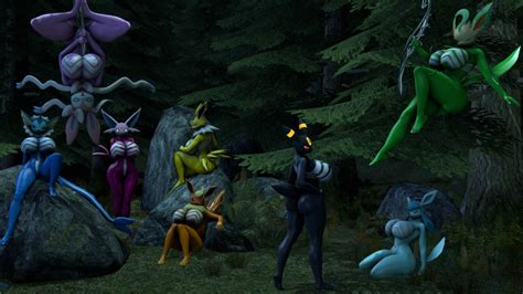 Rule 34 16 9 2020s 2023 3d Artwork Anthro Arm Support Big Breasts Black Body Black Eyes