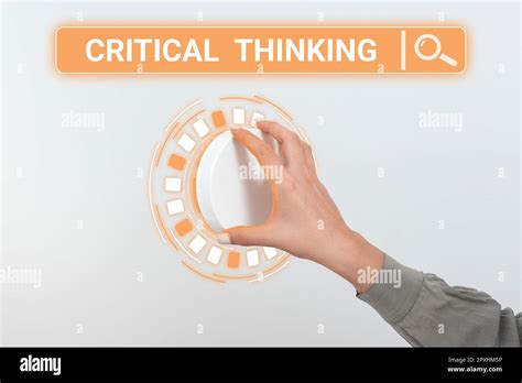 Text Sign Showing Critical Thinking Business Idea Sequence Of Stages