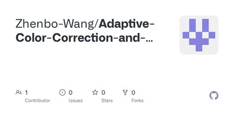 Github Zhenbo Wangadaptive Color Correction And Stationary Wavelet Detail Enhancement