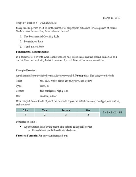 Chapter 4 Section 4 Notes March 18 2019 Chapter 4 Section 4