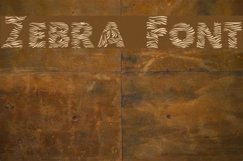 Zebra Font