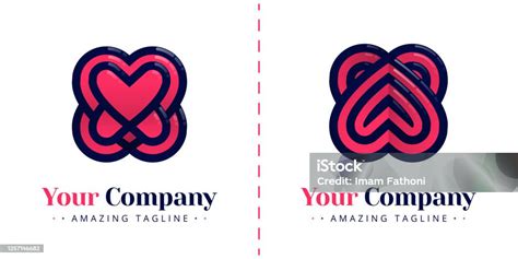 겹치고 겹치고 겹치고 반대되는 마음으로 사랑의 상징을 사랑합니다 템플릿은 기업 앱 비즈니스 이벤트 포스터 브로셔 결혼식 초대장 발렌타인 인사말 카드 웹 사이트 배너에 사용할