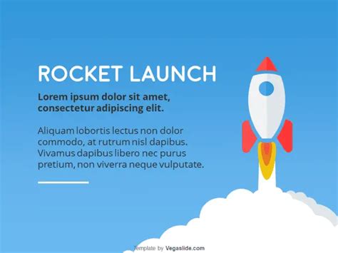 Rocket Launch Powerpoint Template Vegaslide