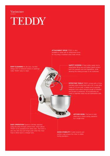 Kodiak 30 Floor Model Data Sheet Varimixer A S Pdf Catalogs