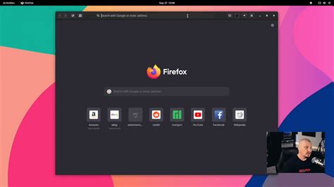 Like In This Screenshot How To Make Firefox Look Like Gnome Web [youtuber Said The Distro Is