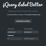 Js Tutorial JQuery Label Better Label Your Form Input Like A Boss