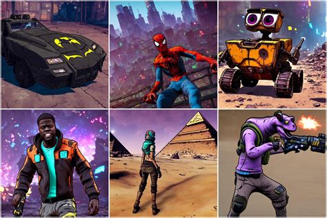 Borderlands Model Works For Portraits Objects Scenes Posted On Publicprompts Downloadable On