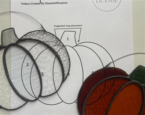 Stained Glass Skeleton Hand Pattern Commercial Etsy Canada