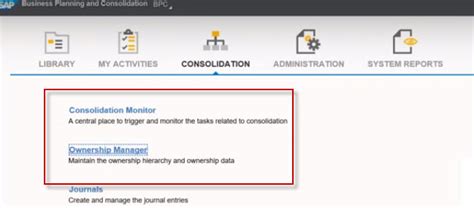 Sap Bpc 101 Embedded Model A Snapshot Of Consol Sap Community