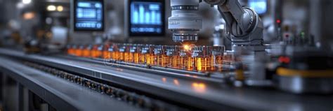 Microscope And Robotic Arm Inspecting Components Closely Stock Illustration Illustration Of