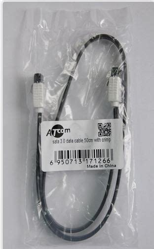 Кабель Sata Atcom 50 см 90° з застібкою купити в інтернет магазині Ktc ціни відгуки