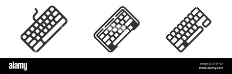Keyboard Vector Icon Set Pack Collection Keyboard Linear Sign Eps 10 Stock Vector Image