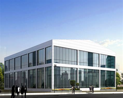 Prefabricated Steel Structure Showroom And Office Building Steel