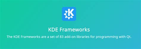 KDE Frameworks veröffentlicht GNU Linux ch