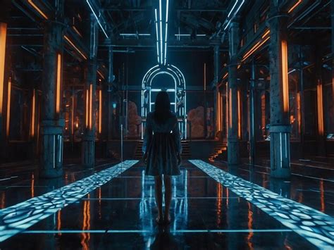 The Beauty Of Digital Art Through Immersive Experiences Premium AI Generated Image