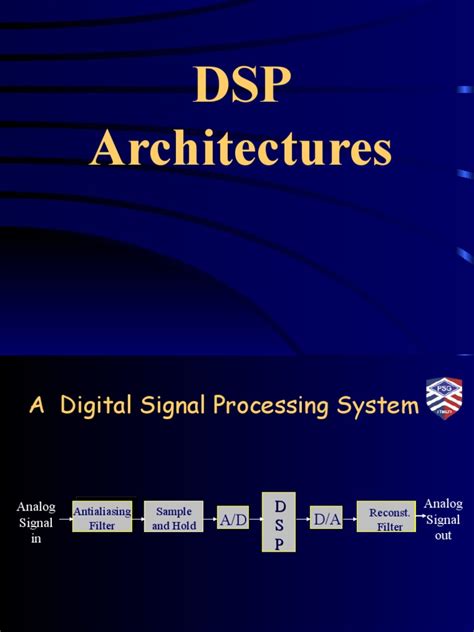 Dsp Presentation Overview For Class Pdf Digital Signal Processor Central Processing Unit