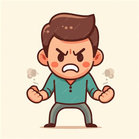 Angry Expression Clip Art Premium Ai Generated Vector