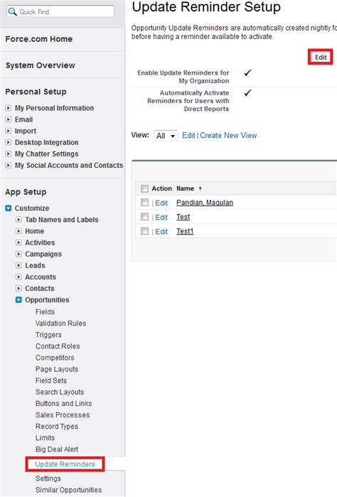 InfallibleTechie How To Turn Off Update Reminder In Salesforce