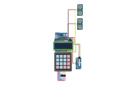 Circuit Design Projeto Cancela Tinkercad