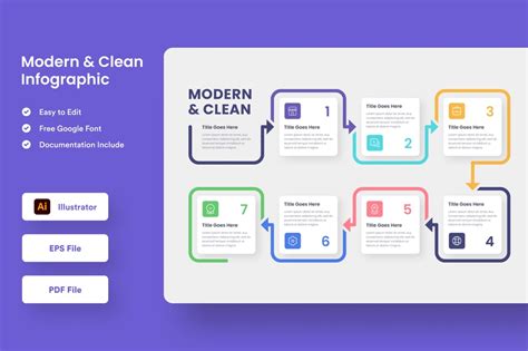 Item Modern And Clean Infographic By Granzcreative Shared By G4ds