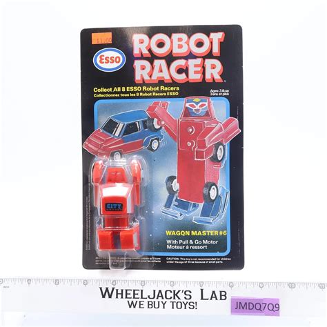 Wagon Master 6 W Friction Motor Gobot Ko Robot Racer 1980s Esso Figure