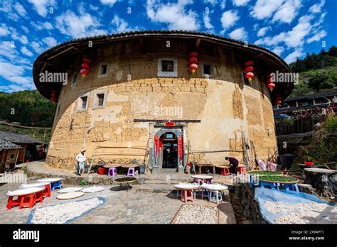 Tianluokeng Unesco World Heritage Site Fujian Tulou Rural Dwelling