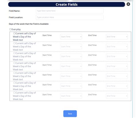 Creating A New Thing With Multiple Options Within One Created Field