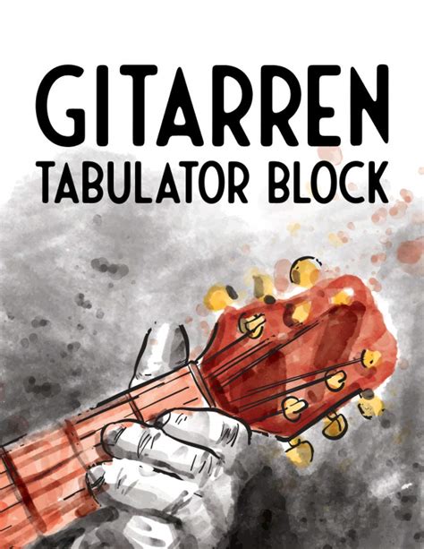 Buy Gitarren Tabulator Block Blanko Leere Tabs Und Akkorde Gitarre