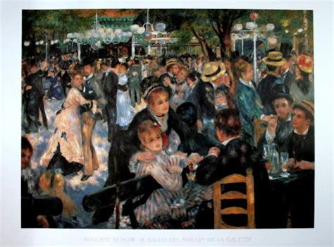 Art Print Pierre Auguste Renoir Le Bal Du Moulin De La Galette 1876
